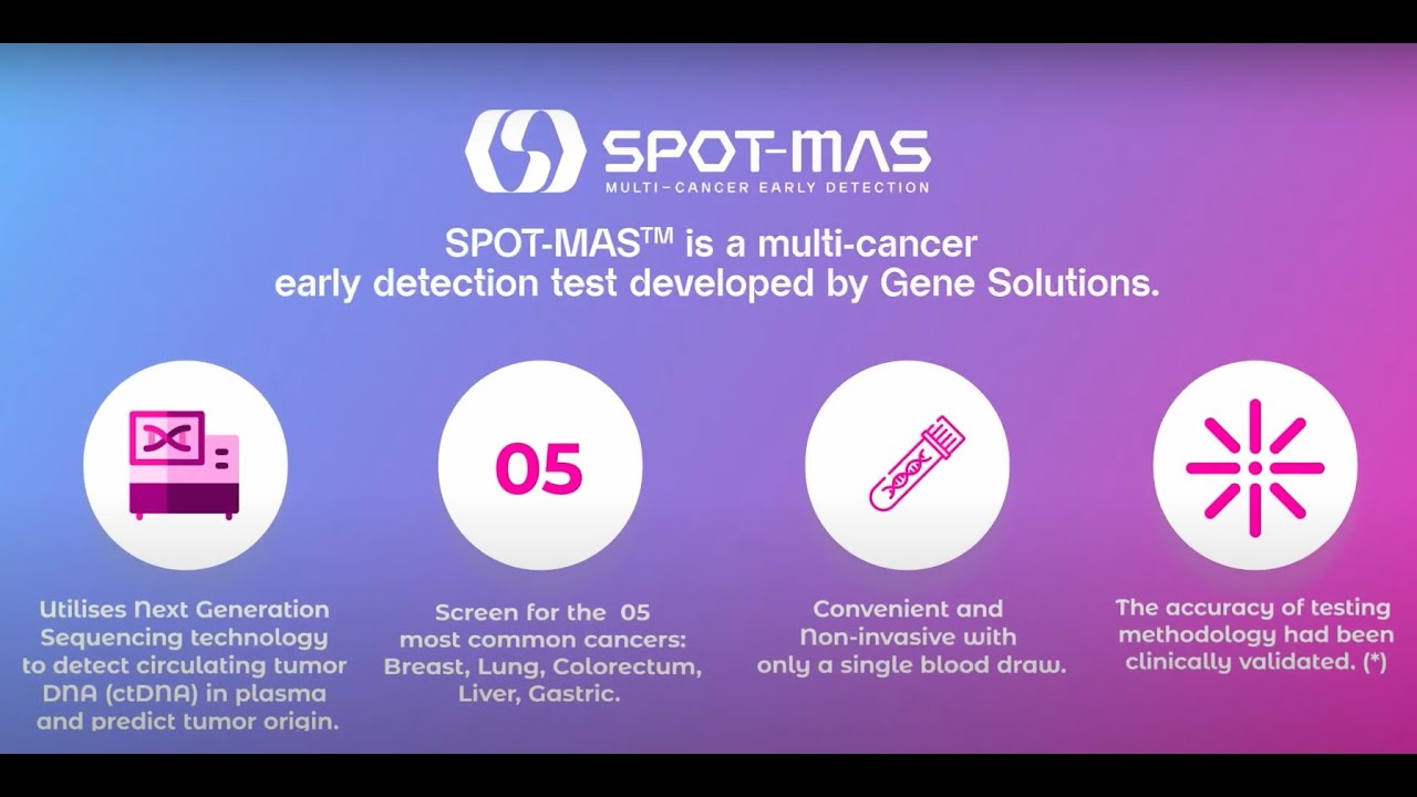 Video: SPOT-MAS is a multi-cancer early detection test developed by ...